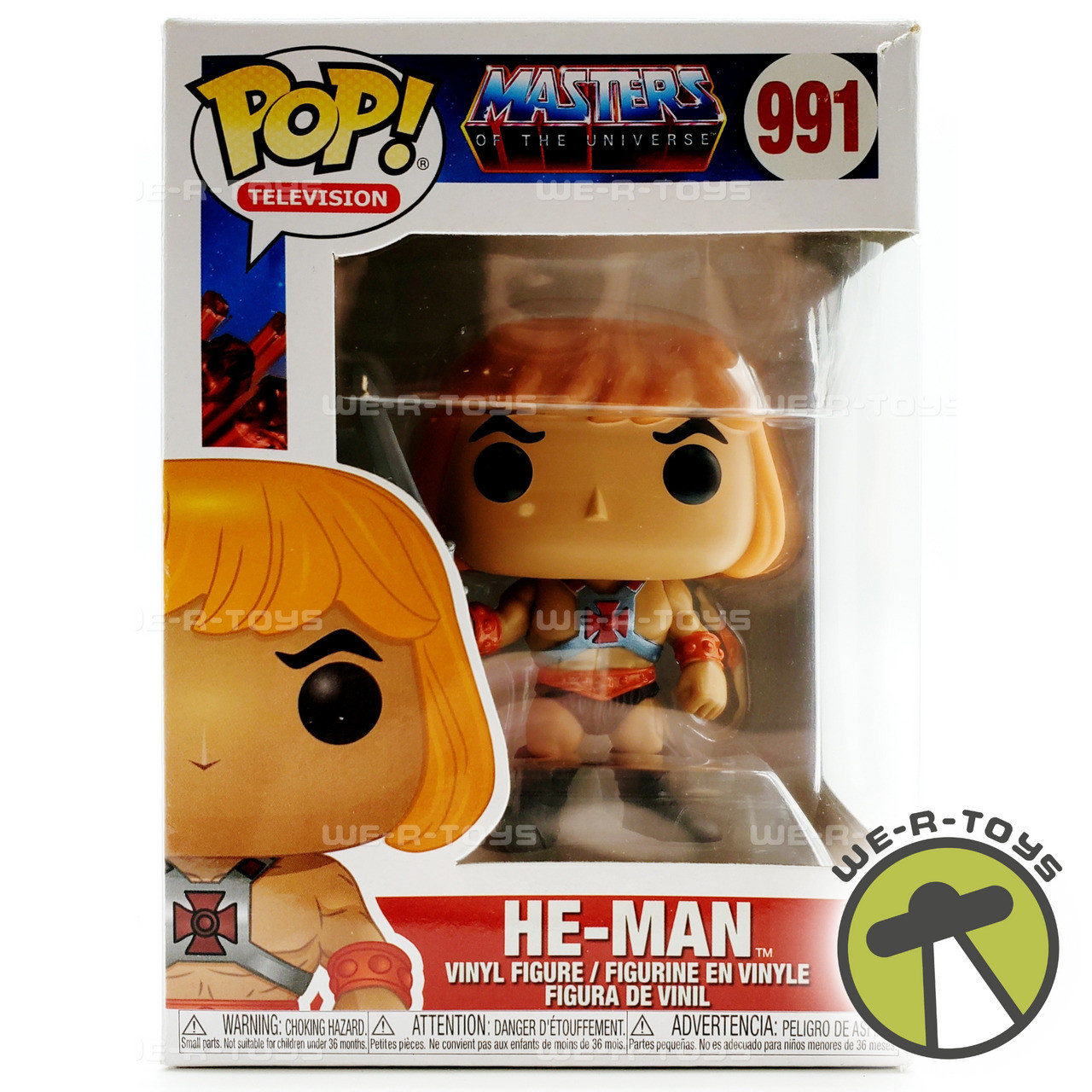 Funko Pop! Animation Masters of The Universe He-Man Collectible Vinyl ...