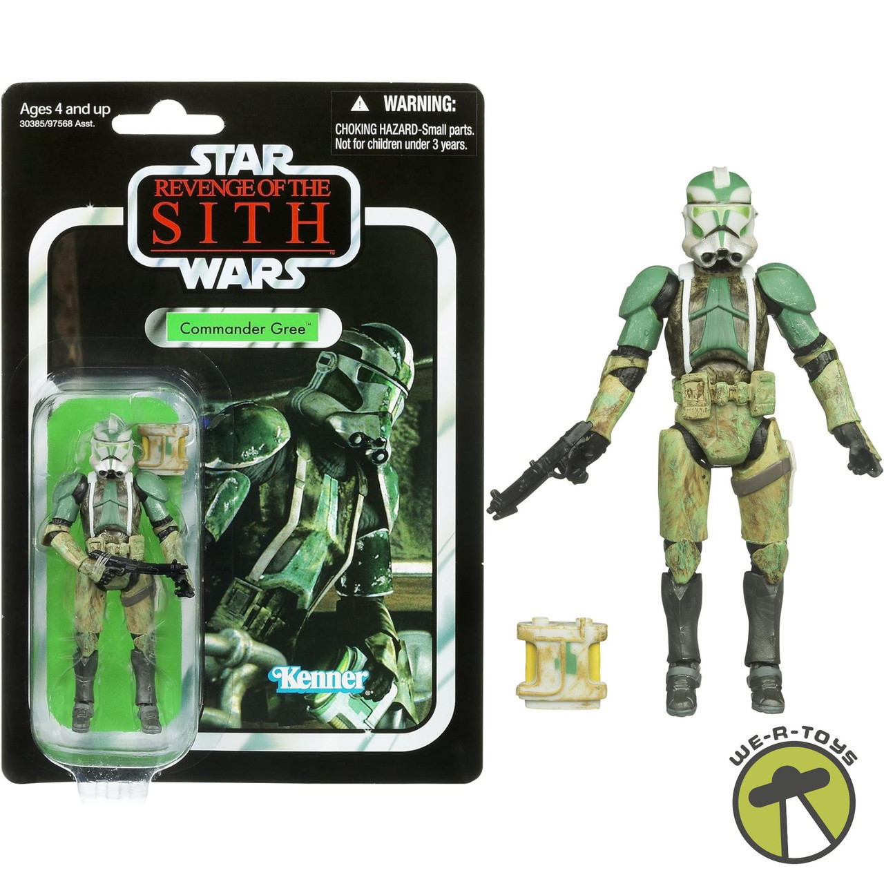 Star Wars The Vintage Collection ROTS 3.75 Commander Gree Action Figure ...