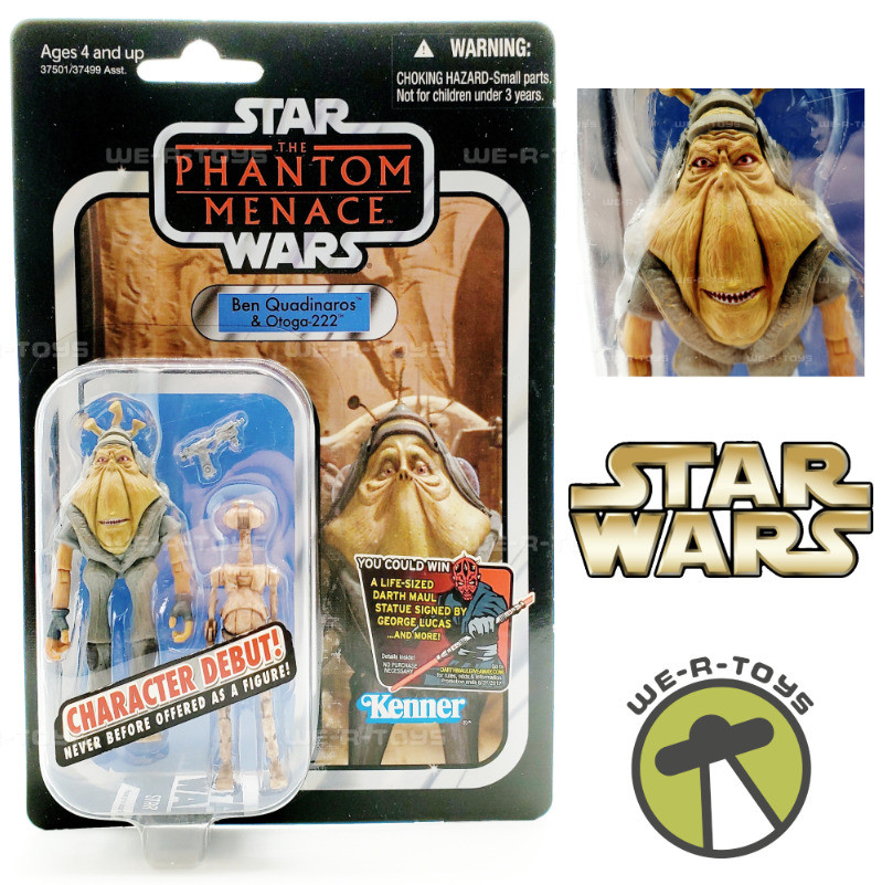 Star Wars The Vintage Collection Episode I Ben Quadrinaros & Droid ...