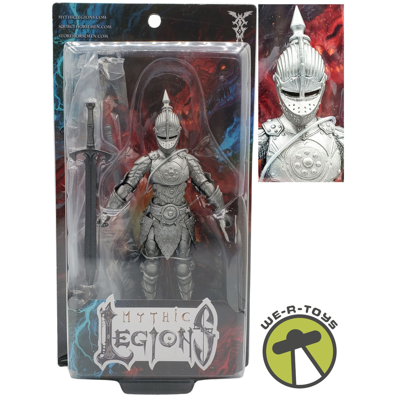 Mythic Legions Steel Knight Legion Builder Figure 2018 NRFP - We-R-Toys