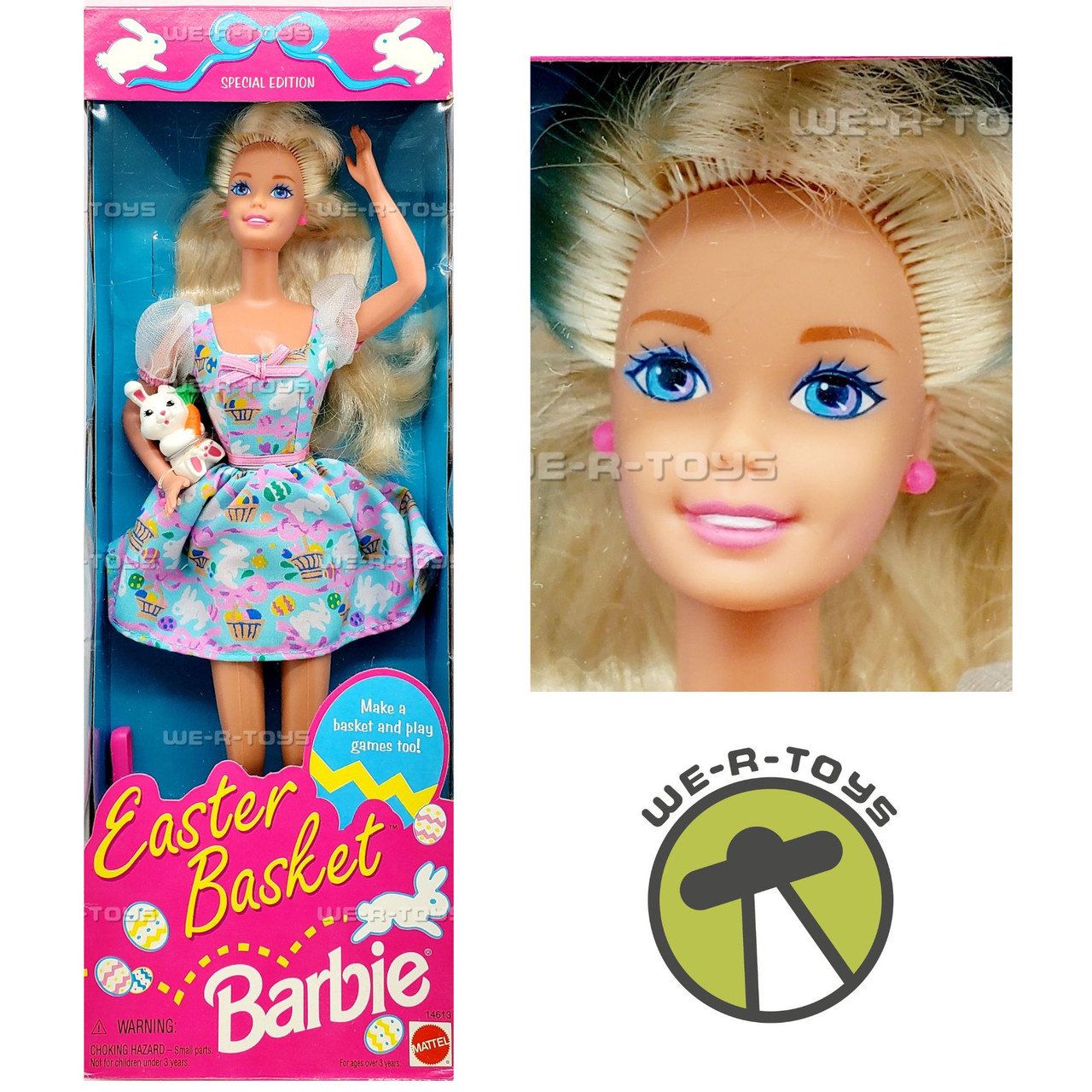 Easter Basket Barbie Special Edition Doll 1995 Mattel 15578 NEW - We-R-Toys
