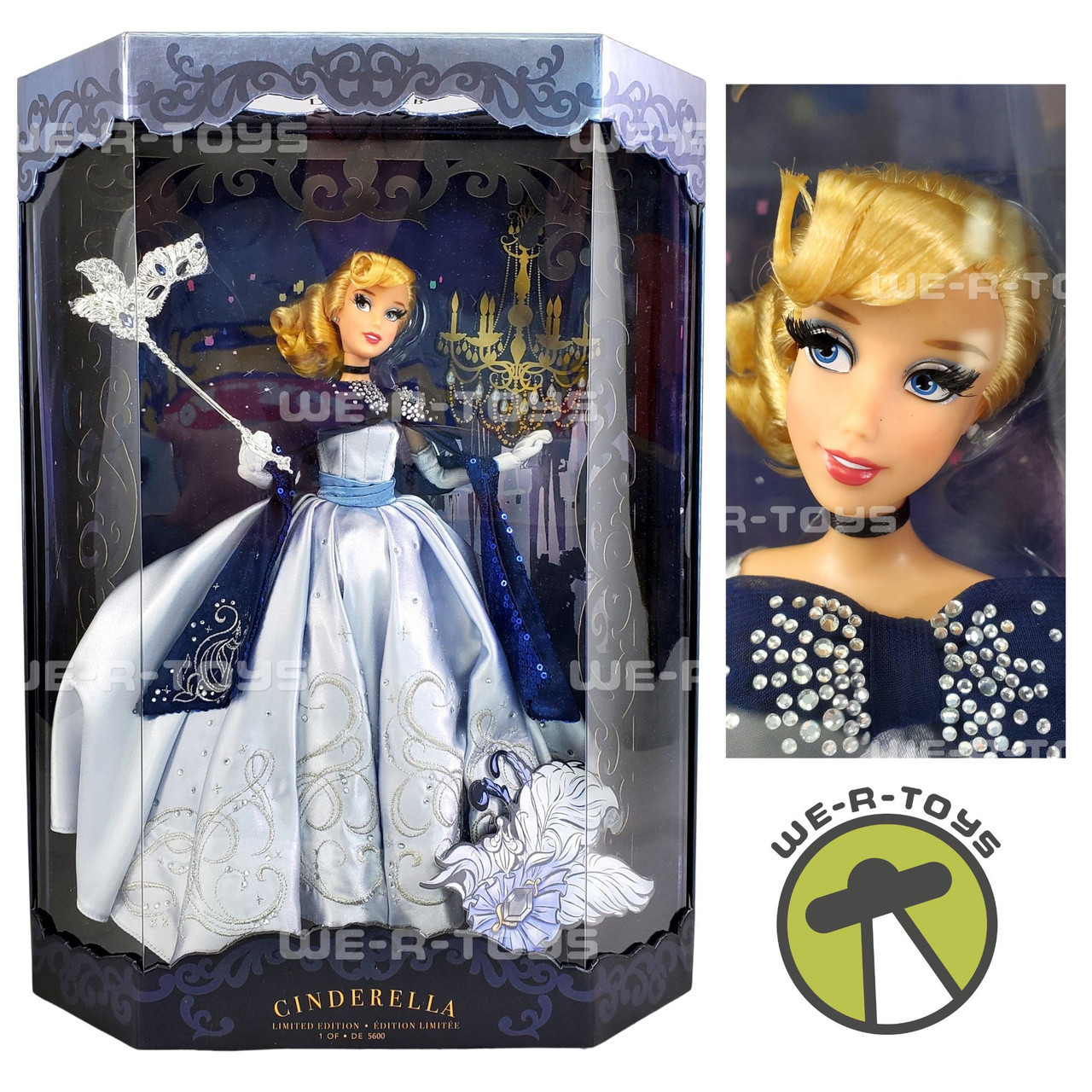 Disney Designer Collection Midnight Masquerade Cinderella Doll Disney ...