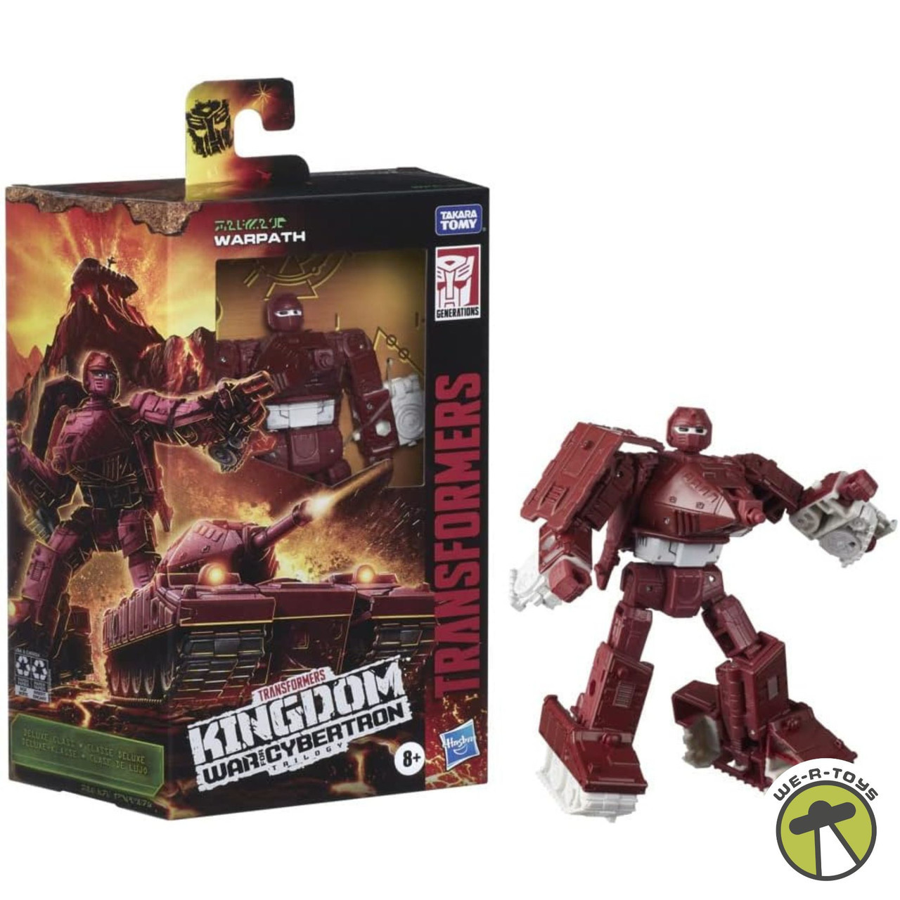 Transformers Kingdom War for Cybertron: Deluxe Warpath Action Figure ...
