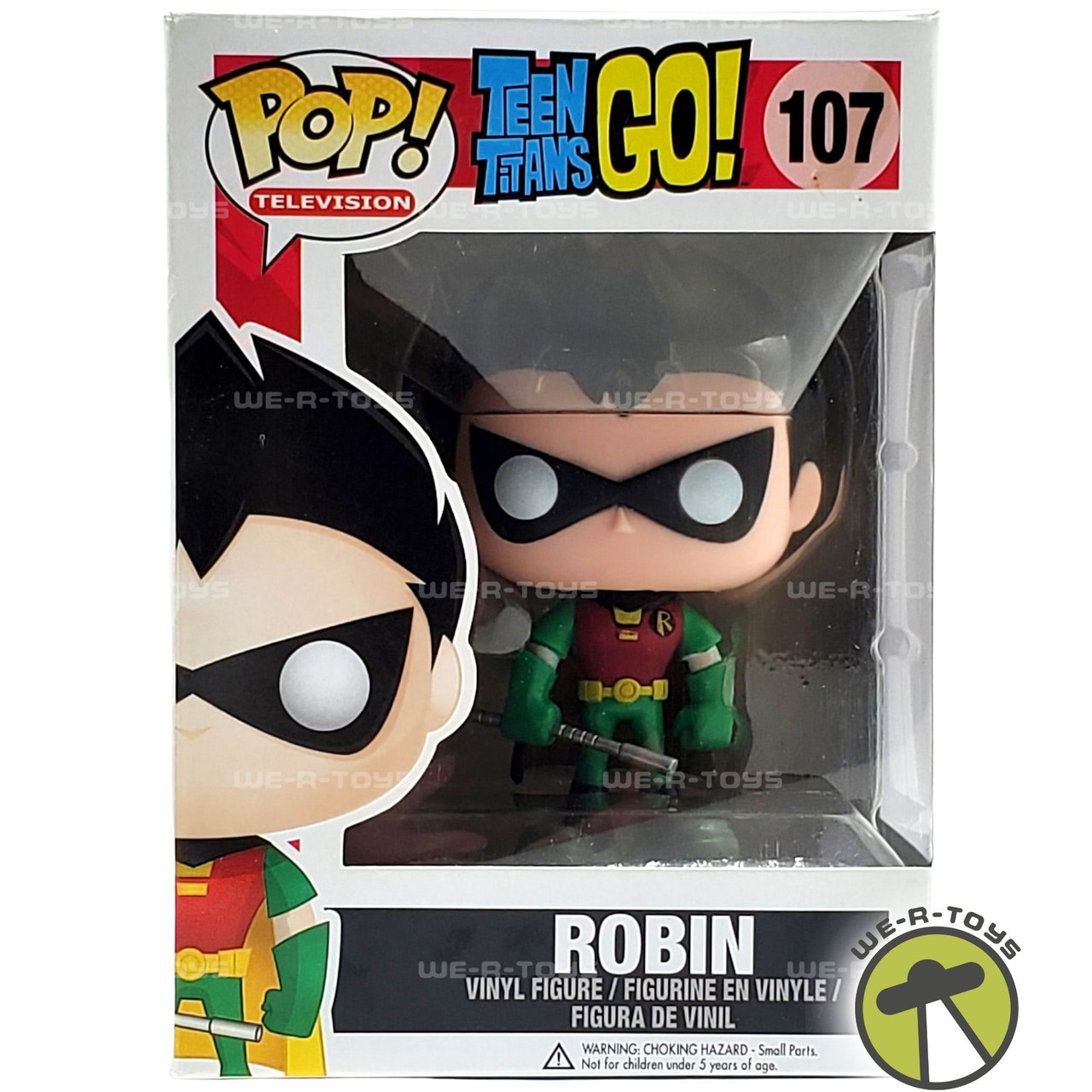 Funko POP! Television Teen Titans Go! Robin Action Figure - We-R-Toys