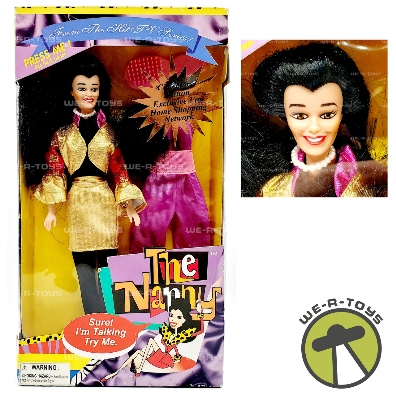 The Nanny Collectors Edition HSN Exclusive Talking Doll 1995 Street ...
