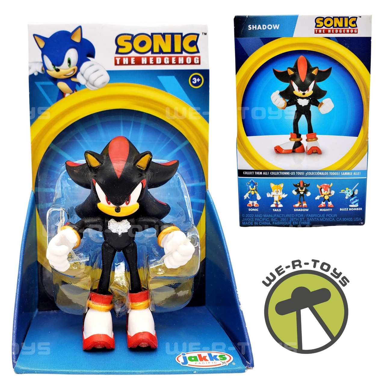 Sonic the Hedgehog Shadow Small Articulated Action Figure Jakks Pacific ...