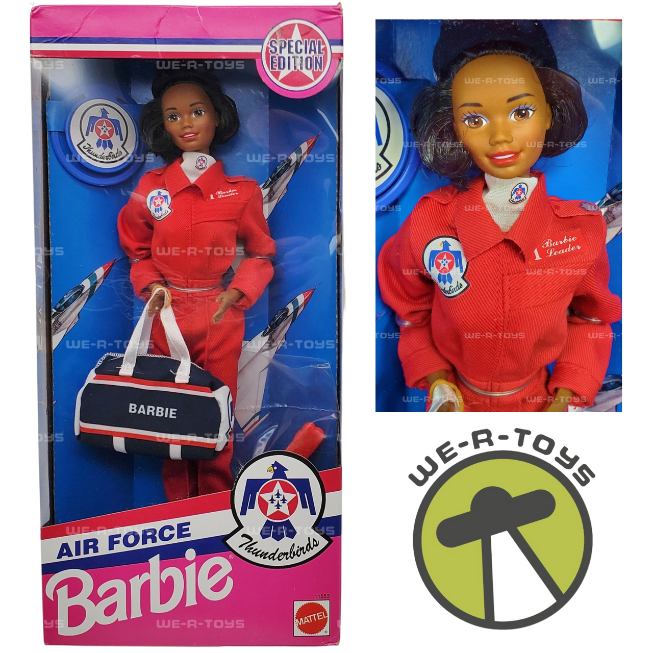 Barbie Air Force Thunderbirds African American Doll 1993 Mattel 11553 ...