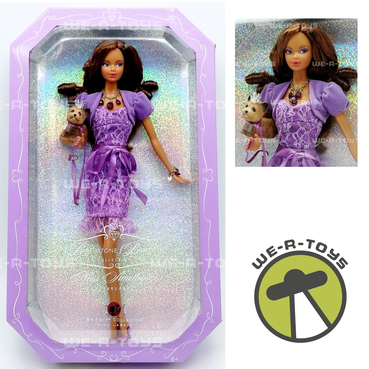 Miss Amethyst February Birthstone Beauties Barbie African American 2007 ...