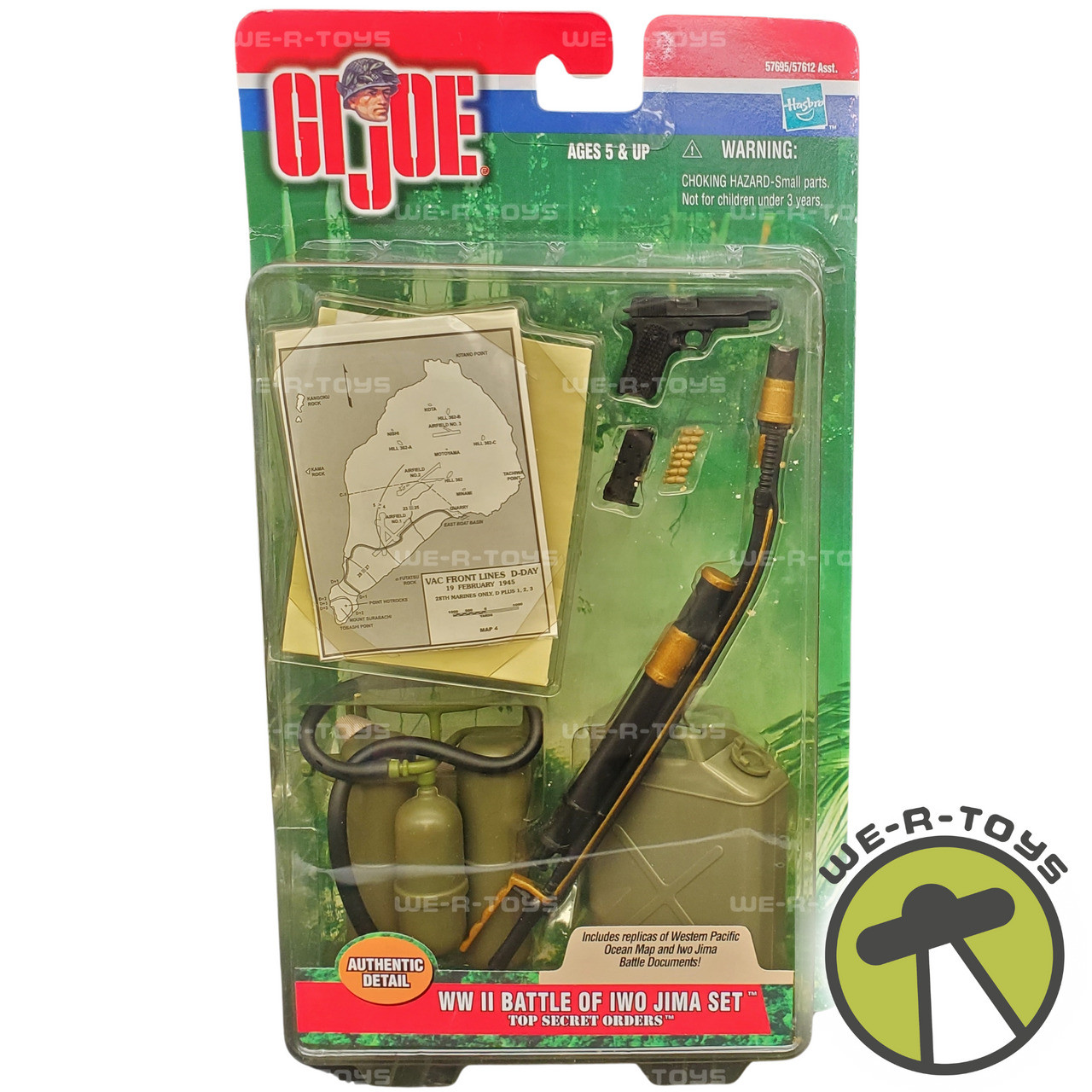 GI Joe WWII Battle of Iwo Jima Top Secret Orders Accessory Set 2000 ...