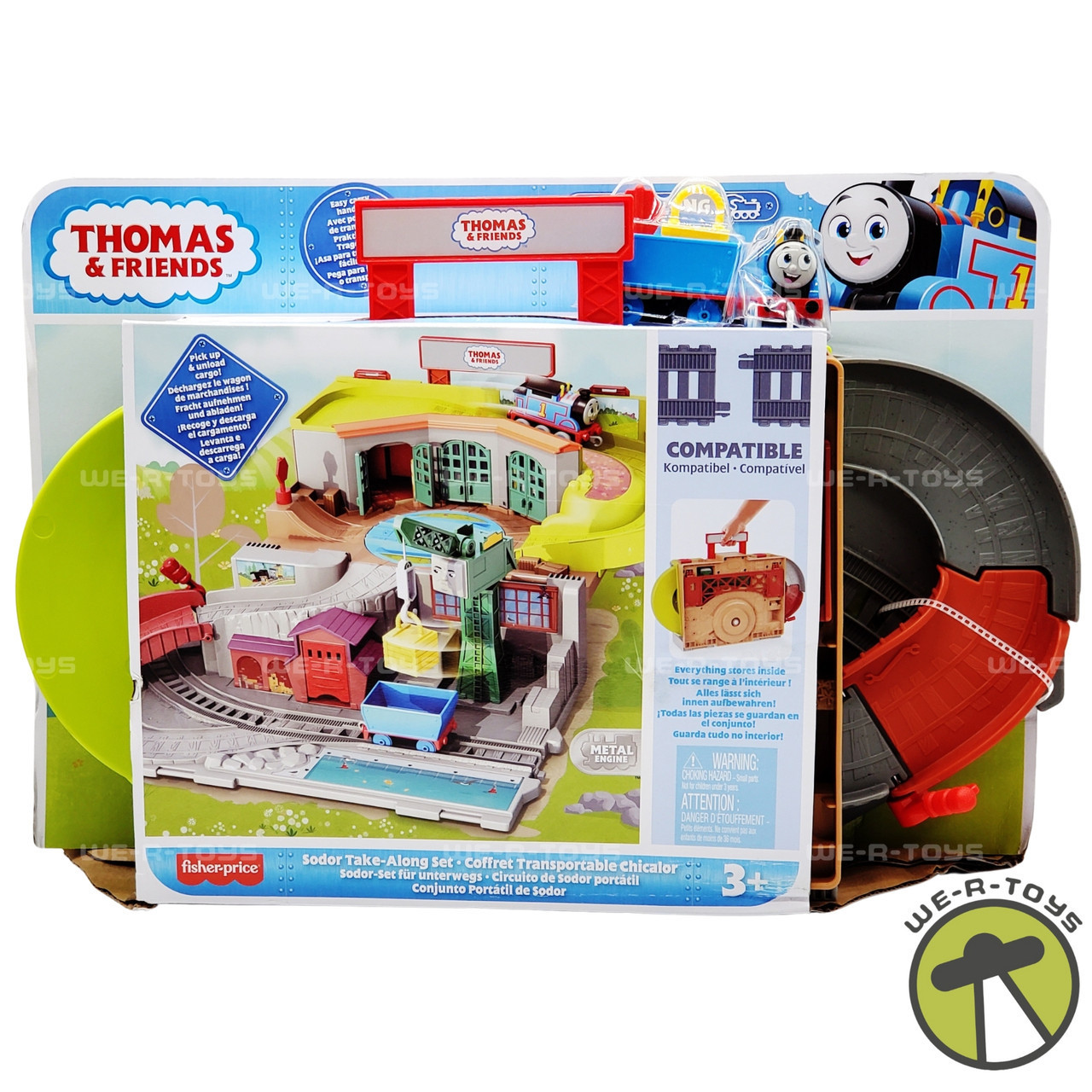 Thomas & Friends Sodor Take-Along Train Portable Playset 2022 Fisher ...
