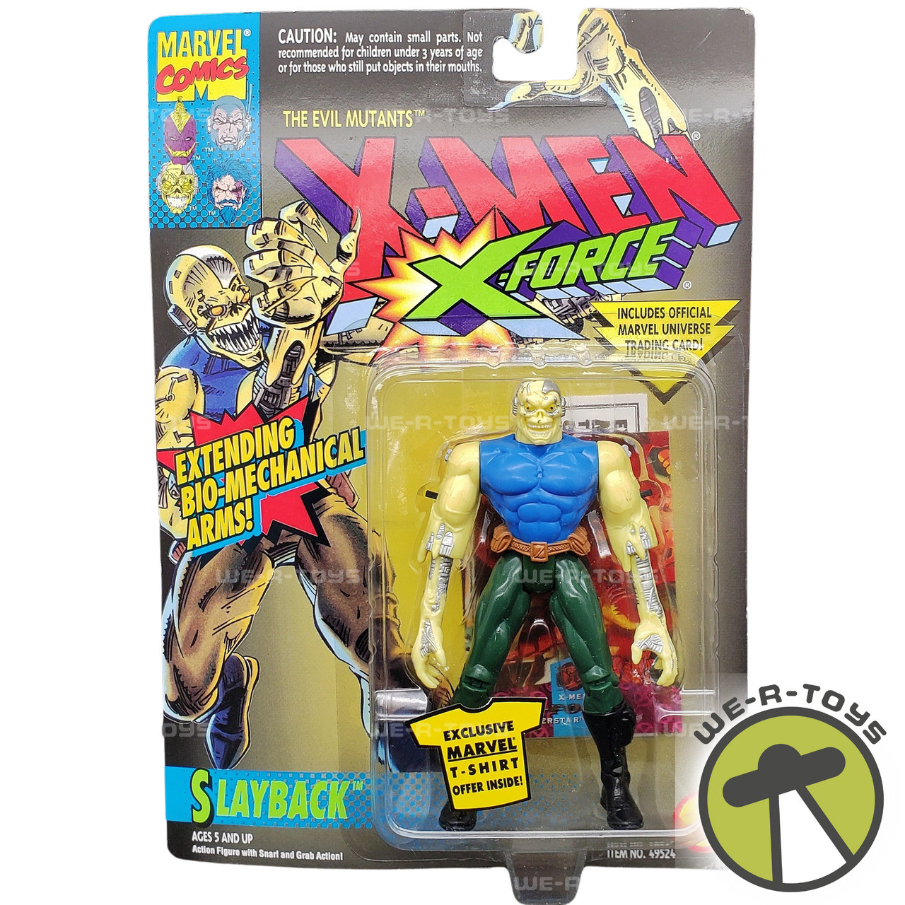 Marvel X-Men X-Force Slayback Figure with Bio-Mechanical Arms 1994 Toy ...
