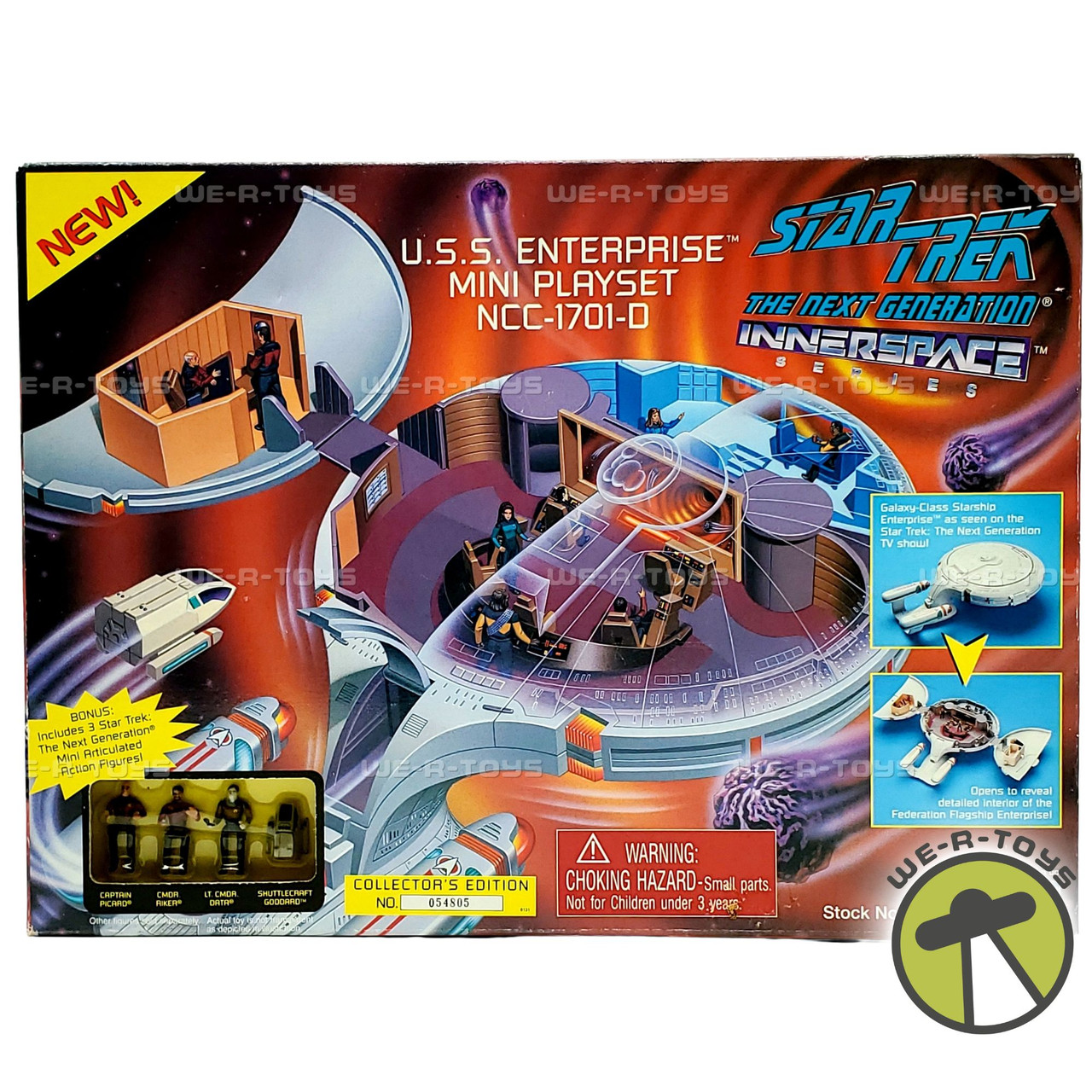 Star Trek the Next Generation U.S.S. Enterprise NCC-1701-D Innerspace ...