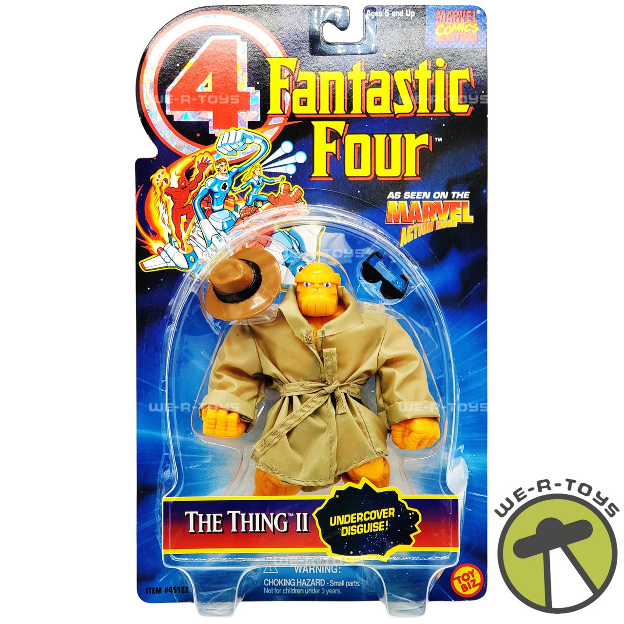 Marvel Comics Fantastic Four The Thing II Action Figure 1995 Toy Biz ...