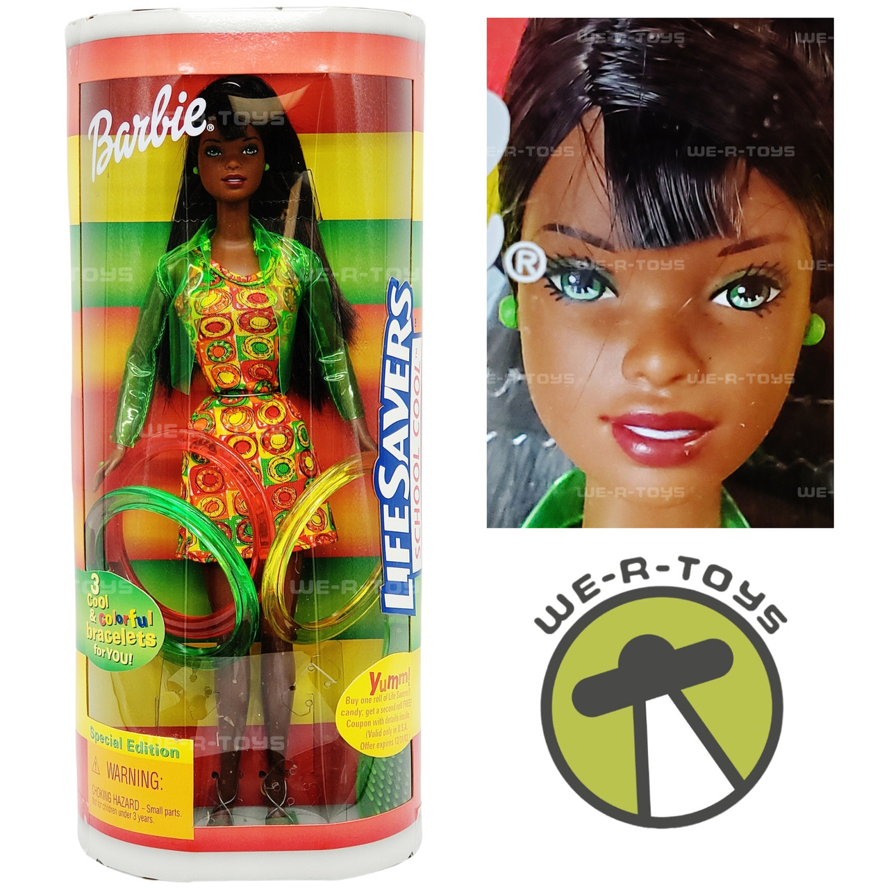 Barbie Lifesavers School Cool Doll African American 2000 Mattel No ...