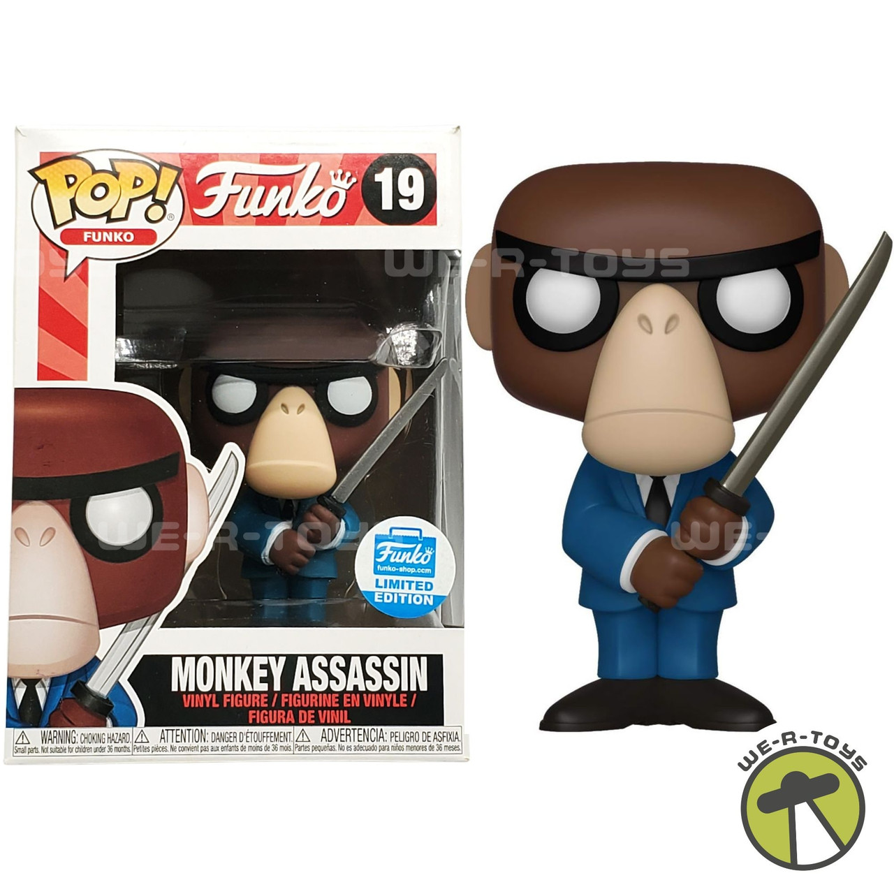 Funko Spastik Plastik Monkey Assassin Pop Limited Edition Vinyl Figure ...