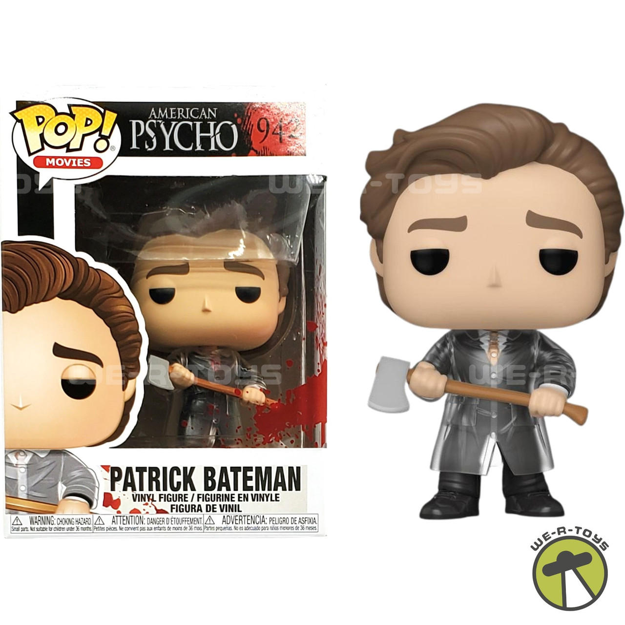 Funko Pop! Movies: American Psycho - Patrick Bateman Vinyl Figure 942 ...