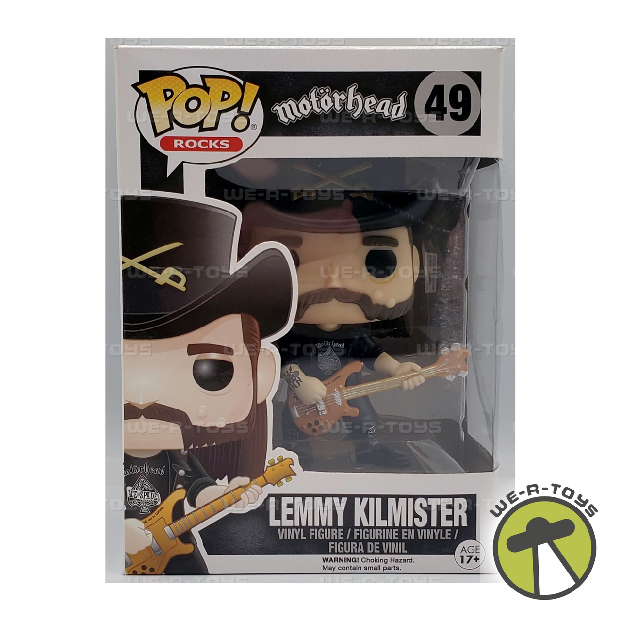 Funko Pop! Rocks Motorhead Lemmy Kilmister Music Figurine #49 - We-R-Toys Funko Pop! Rocks Motorhead Lemmy Kilmister Music Figurine #49 - We-R-Toys