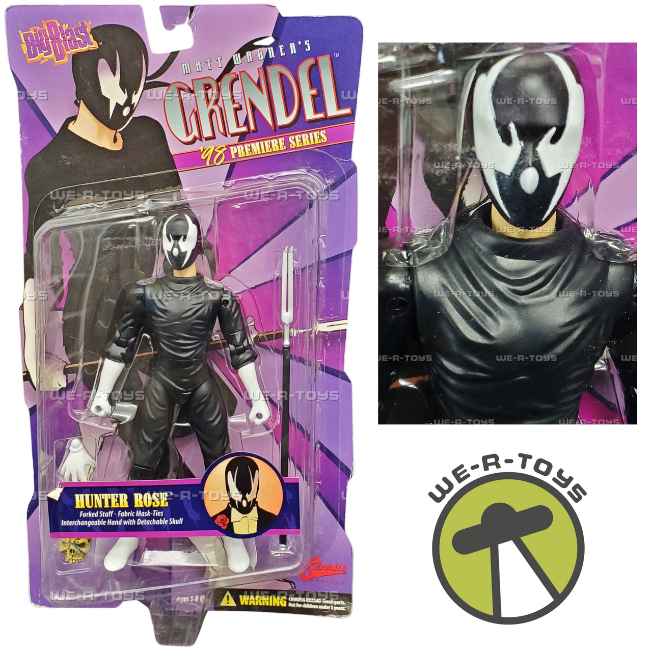 Matt Wagner's Grendel Series Hunter Rose 8" Action Figure 1998 ...