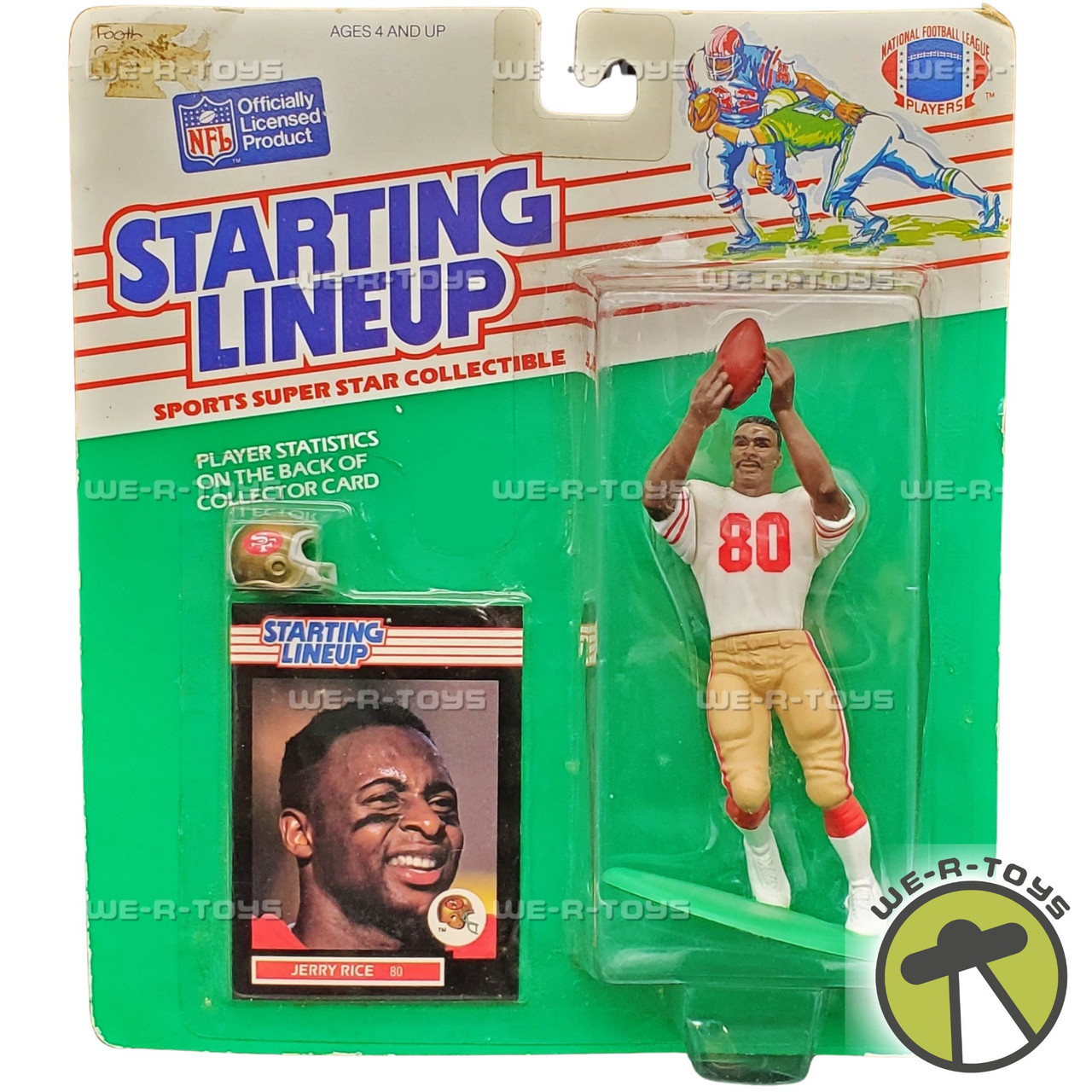 NFL Starting Lineup Jerry Rice San Francisco 49ers Figure 1989 Kenner ...