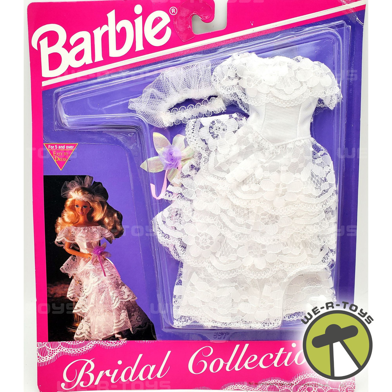 Barbie Bridal Collection Lovely in Lace Wedding Gown and Veil Mattel ...