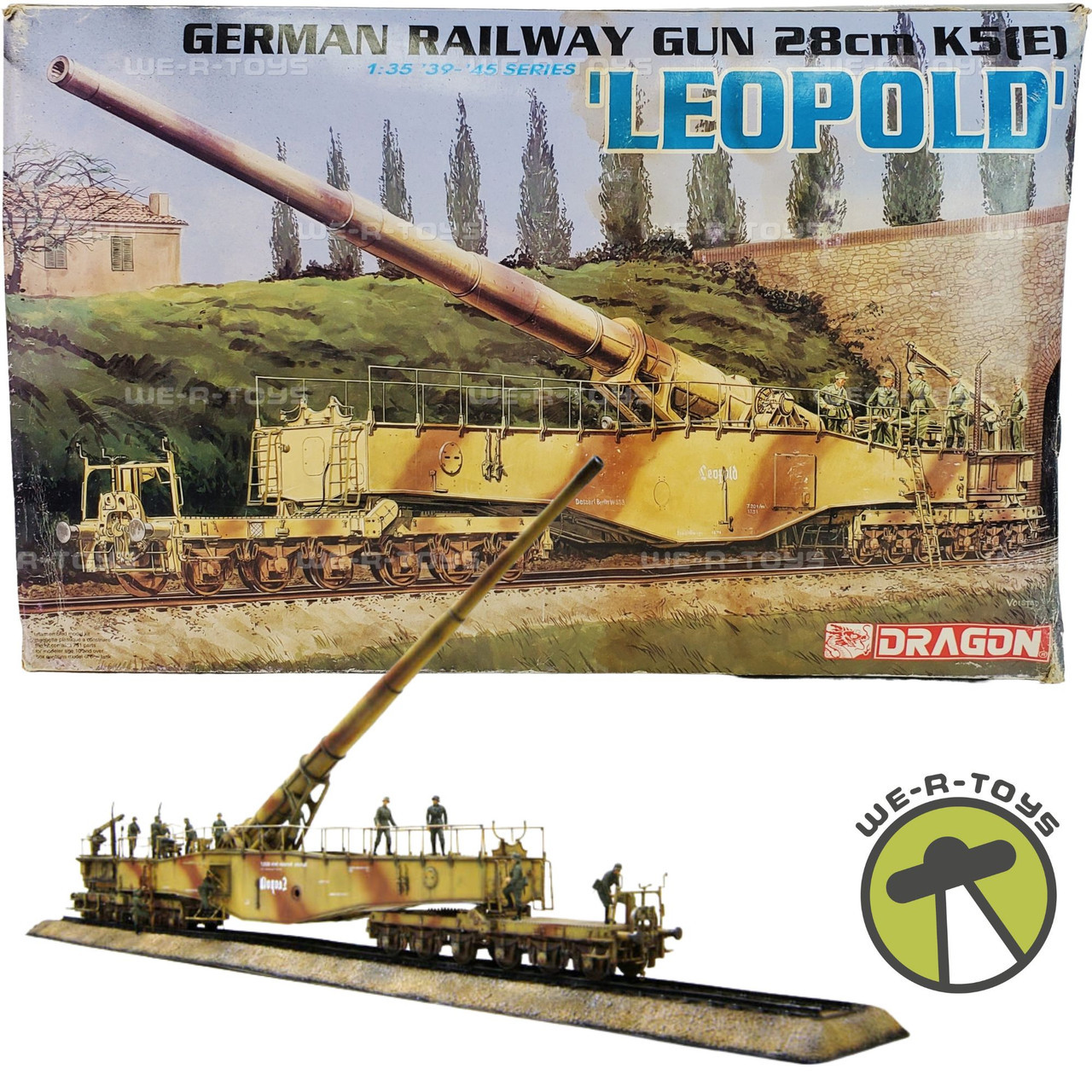 Dragon Models Leopold German Railway Gun 1:35 Scale 2003 Dragon #6200 ...