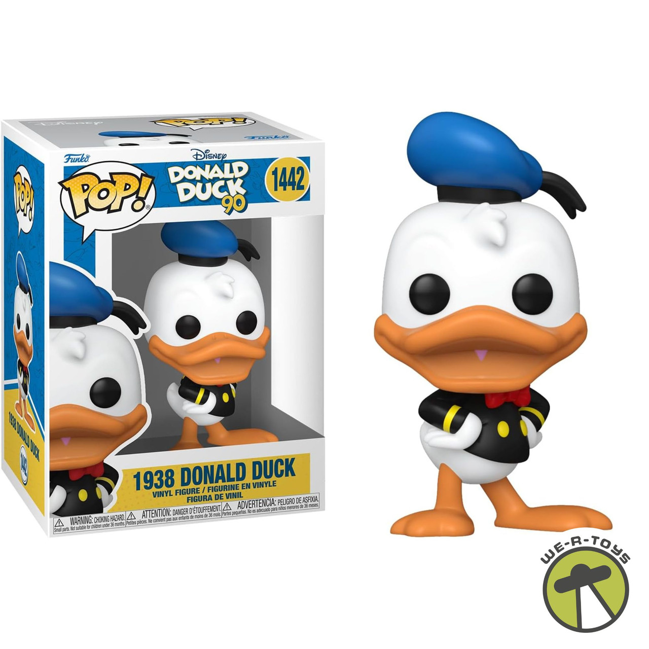 Funko Pop! Disney Donald Duck 90th Anniversary 1938 Donald Duck Vinyl ...
