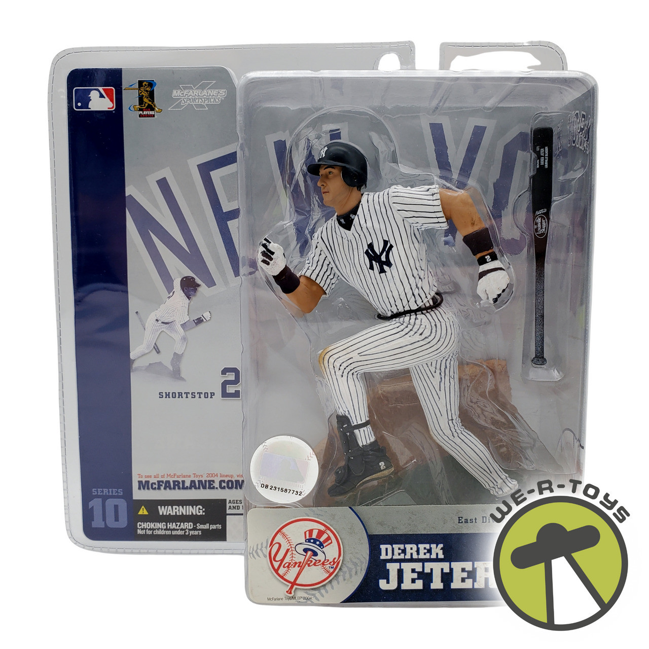 MLB Derek Jeter New York Yankees Action Figure 2004 McFarlane Toys ...