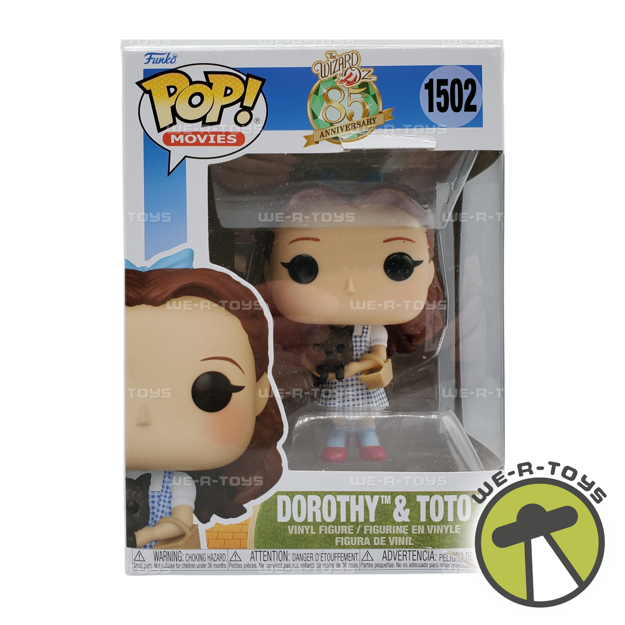 Funko Pop! Movies The Wizard of Oz 85th Anniversary Dorothy & Toto ...