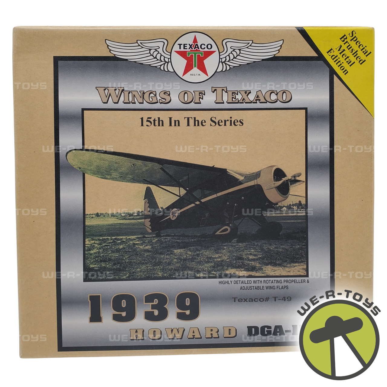 Wings of Texaco T-49 1939 Howard DGA-15 Model Plane 2007 ERTL #21845P ...
