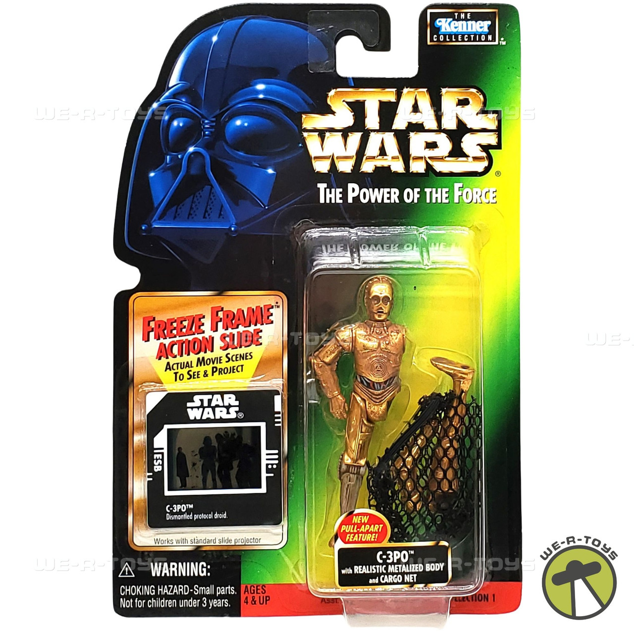 Star Wars Power of the Force C-3PO Metalized Body Figure with Freeze ...