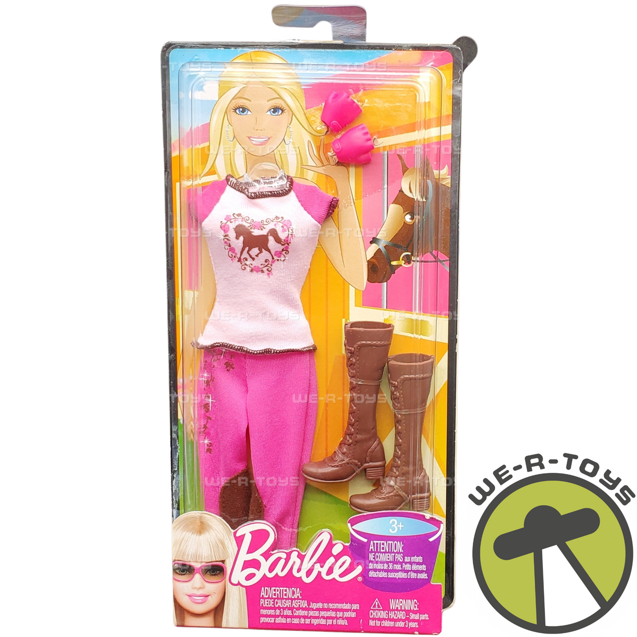 Barbie Horse Riding Fashion Outfit with Riding Boots 2009 Mattel #R4260 ...