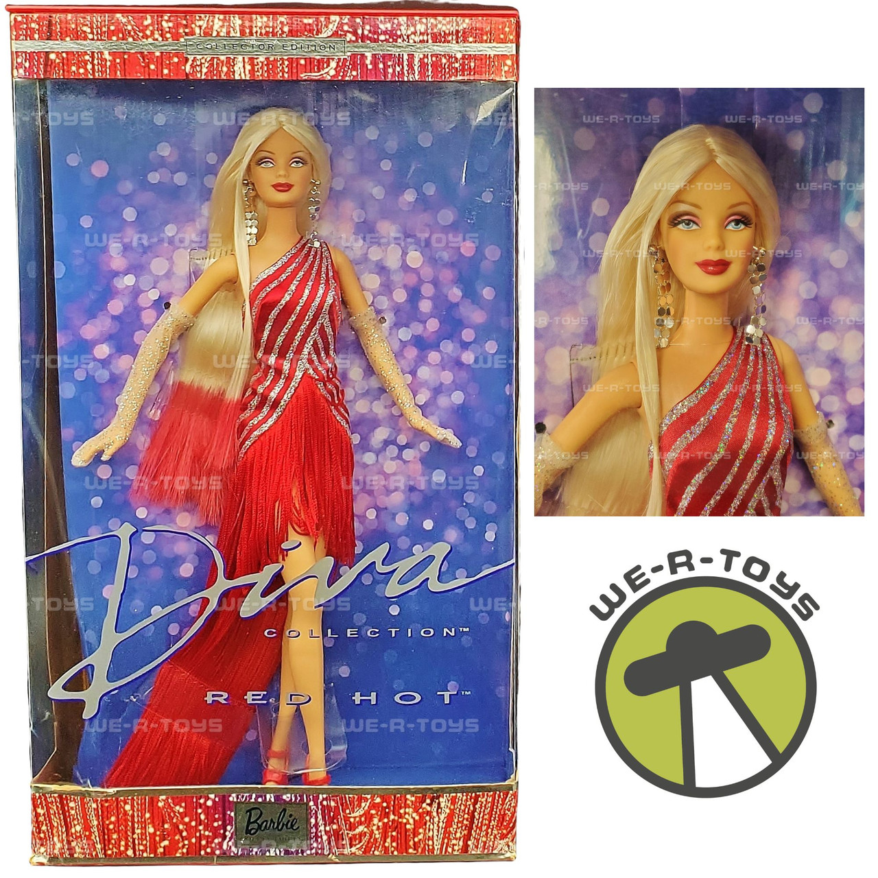 Barbie The Diva Collection Red Hot Collector Edition Doll 2002 Mattel ...