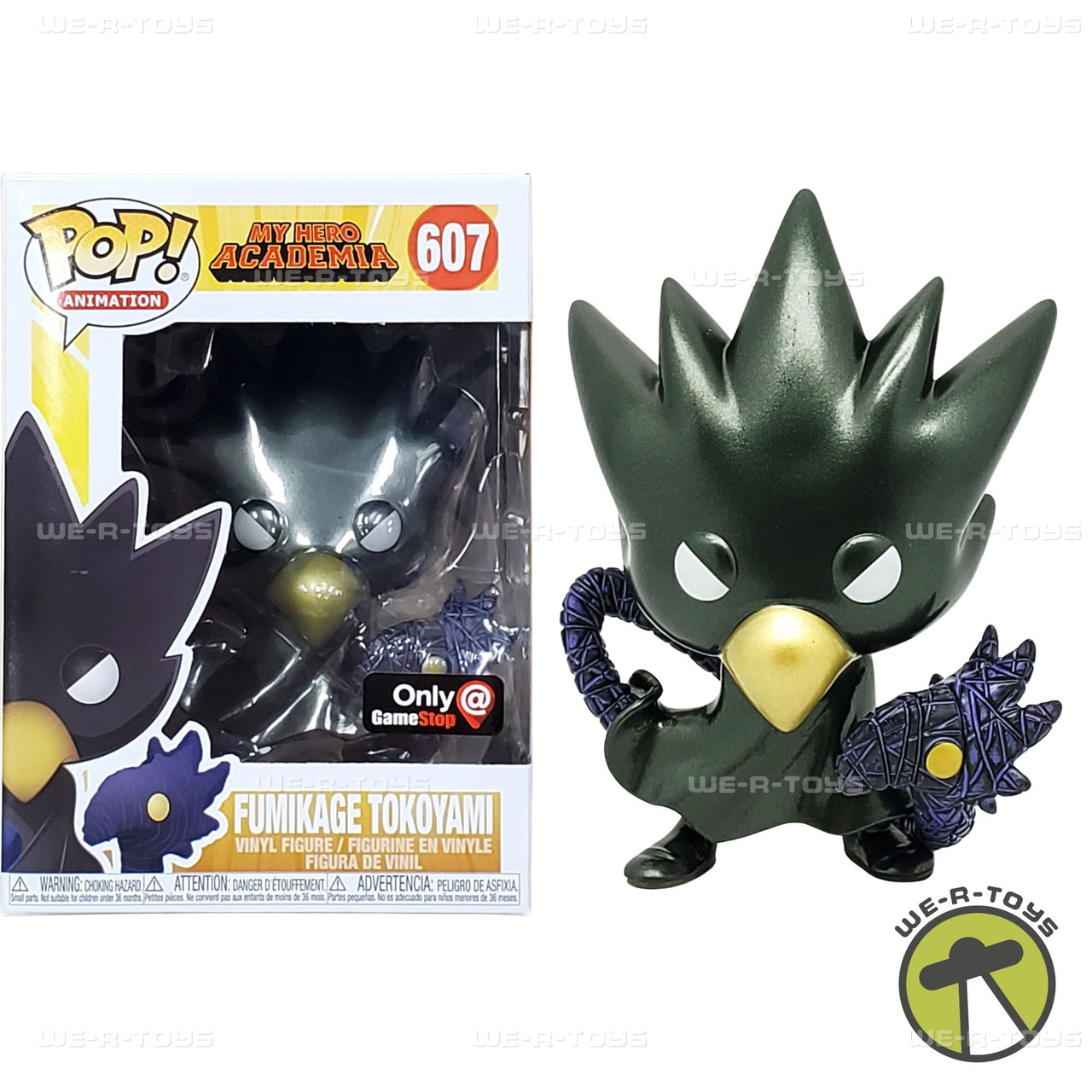 Funko Pop! 607 Animation My Hero Academia Tokoyami Exclusive Metallic ...