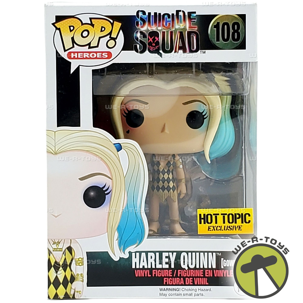 Funko POP! Heroes Suicide Squad Harley Quinn Gown 108 Vinyl Figure - We ...