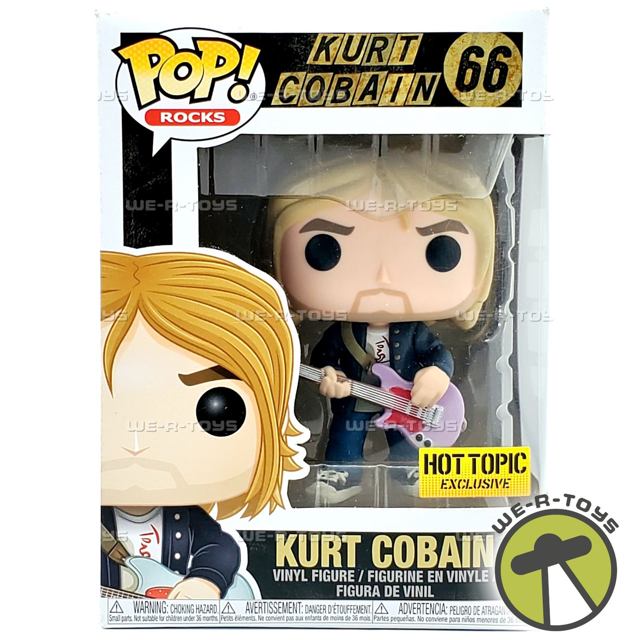 Funko POP! Rocks Kurt Cobain Nirvana 66 Vinyl Figure - We-R-Toys