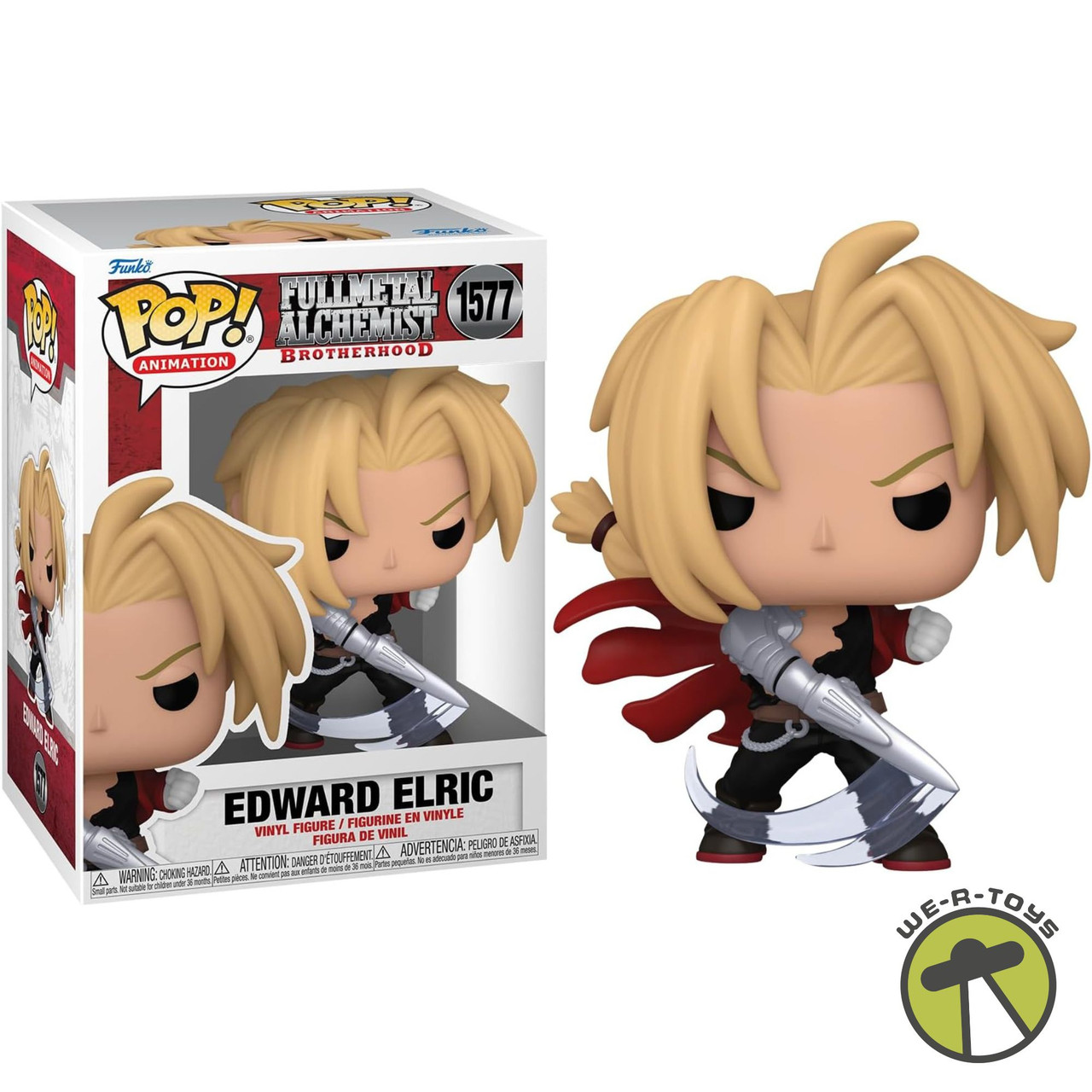 Funko Pop 1577 Fullmetal Alchemist: Brotherhood - Edward Elric with ...