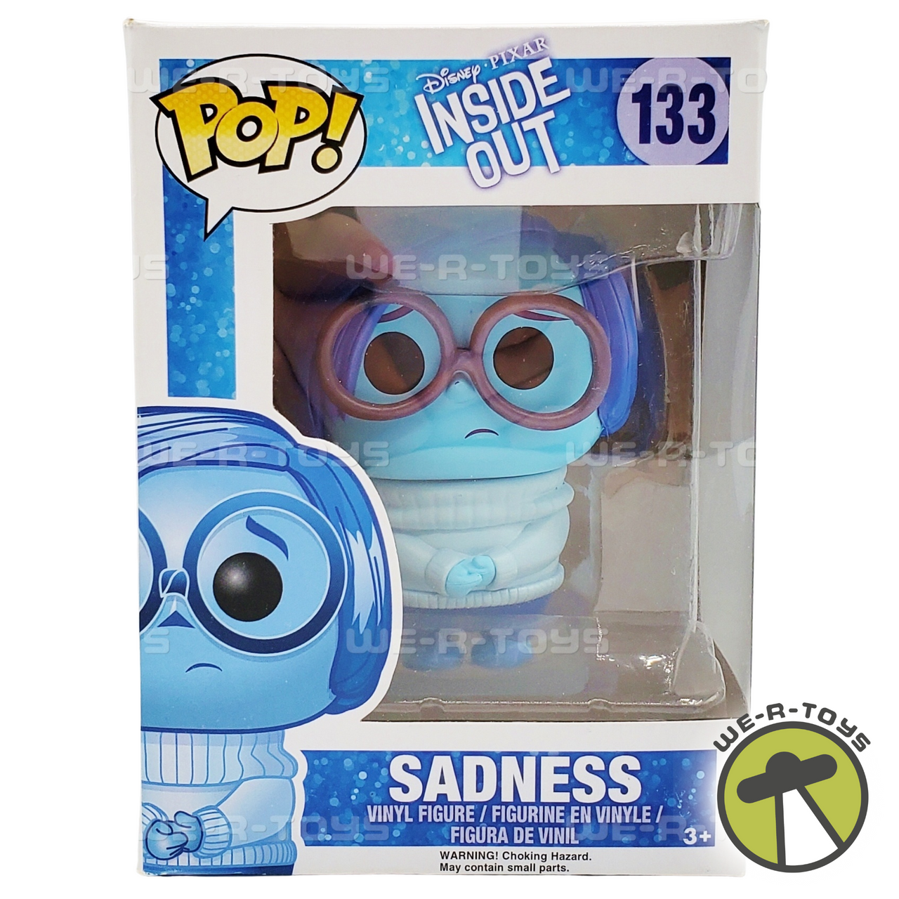 Funko POP Disney Pixar Inside Out Sadness Vinyl Figure #133 NEW - We-R-Toys