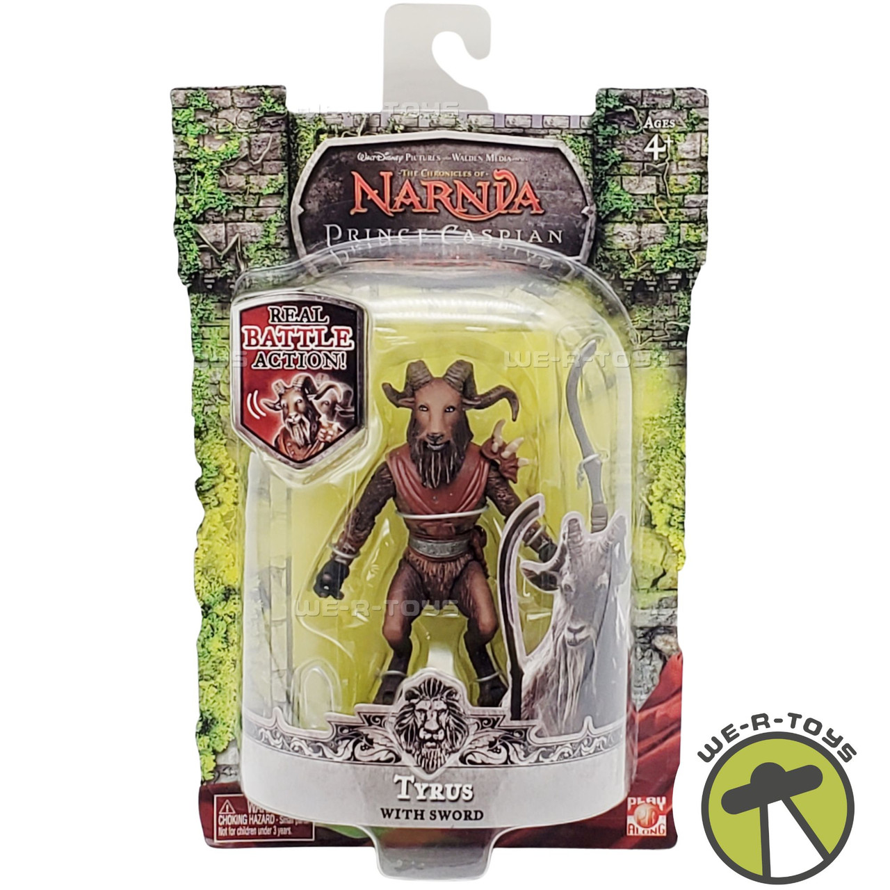 Narnia Tyrus With Sword Action Figure 2007 Play Along NRFB - We-R-Toys