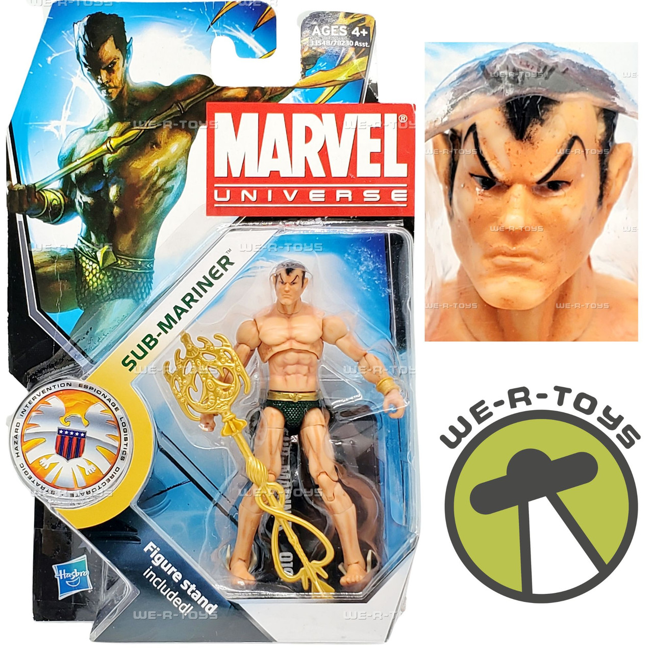 Hasbro Marvel Universe Series 15 Submariner Action Figure 2011 Hasbro ...