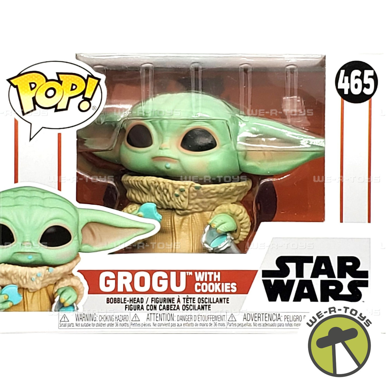 Funko Pop Star Wars 465 The Mandalorian - Grogu with Cookies Bobble ...
