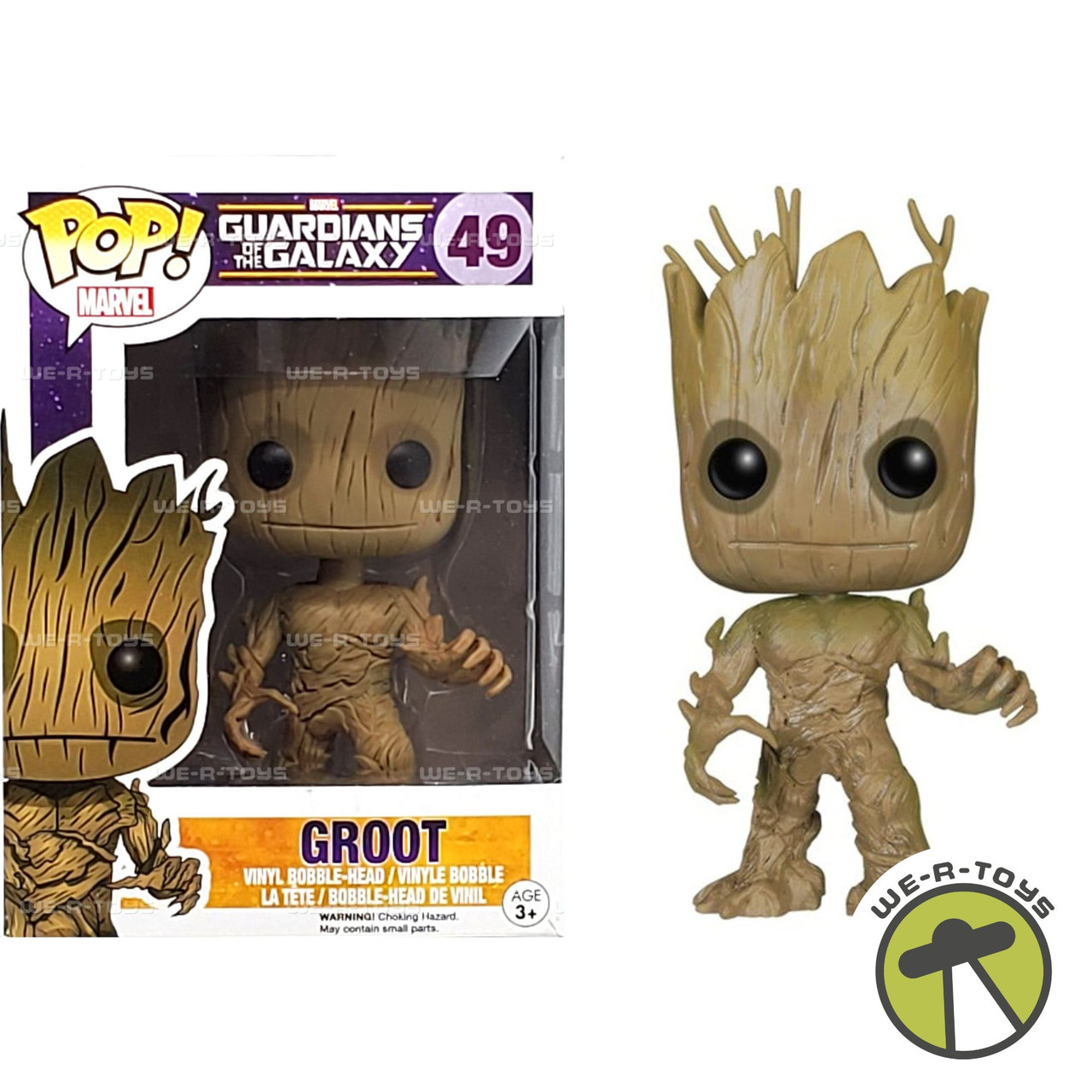 Funko Pop Marvel 49 Guardians of The Galaxy Groot Vinyl Bobble-Head ...