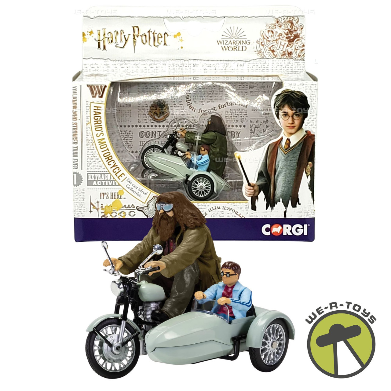 Harry Potter Hagrid and Harry Sidecar Die-cast Metal Collectible Corgi ...