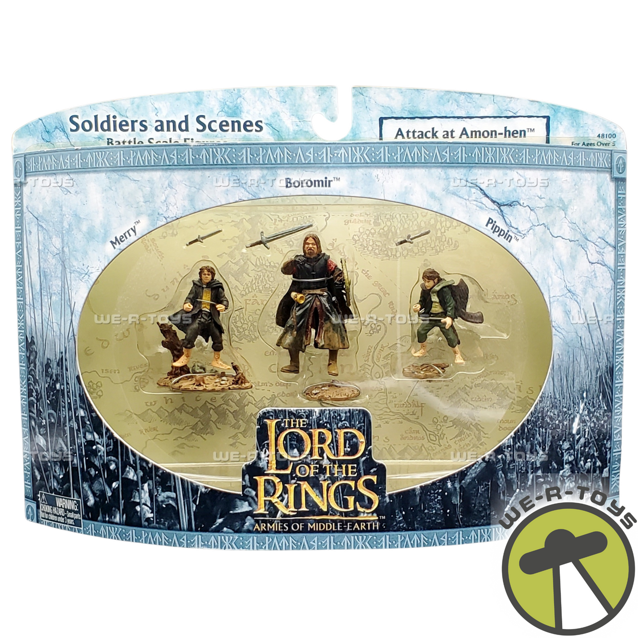 Lord of the Rings Attack at Amon-hen Battle Figure Set 2003 Play Along ...