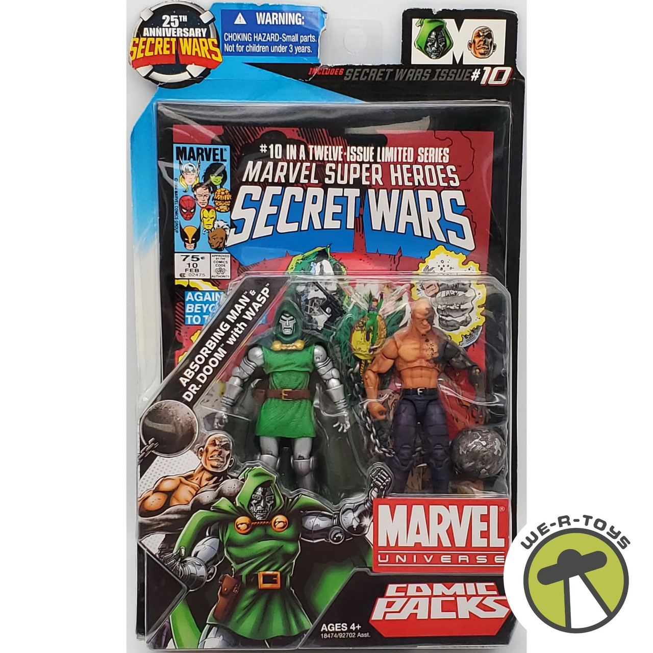 Marvel Universe Absorbing Man & Dr. Doom with Wasp 25th Anniversary ...
