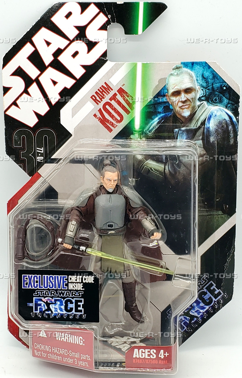 Star Wars Force Unleashed General Rahm Kota Samurai Jedi Action Figure 2007 We R Toys