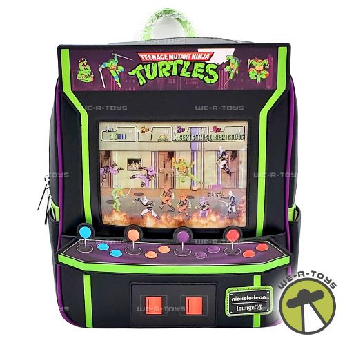 TMNT 40th Anniversary Vintage Arcade Mini-Backpack Loungefly - We-R-Toys