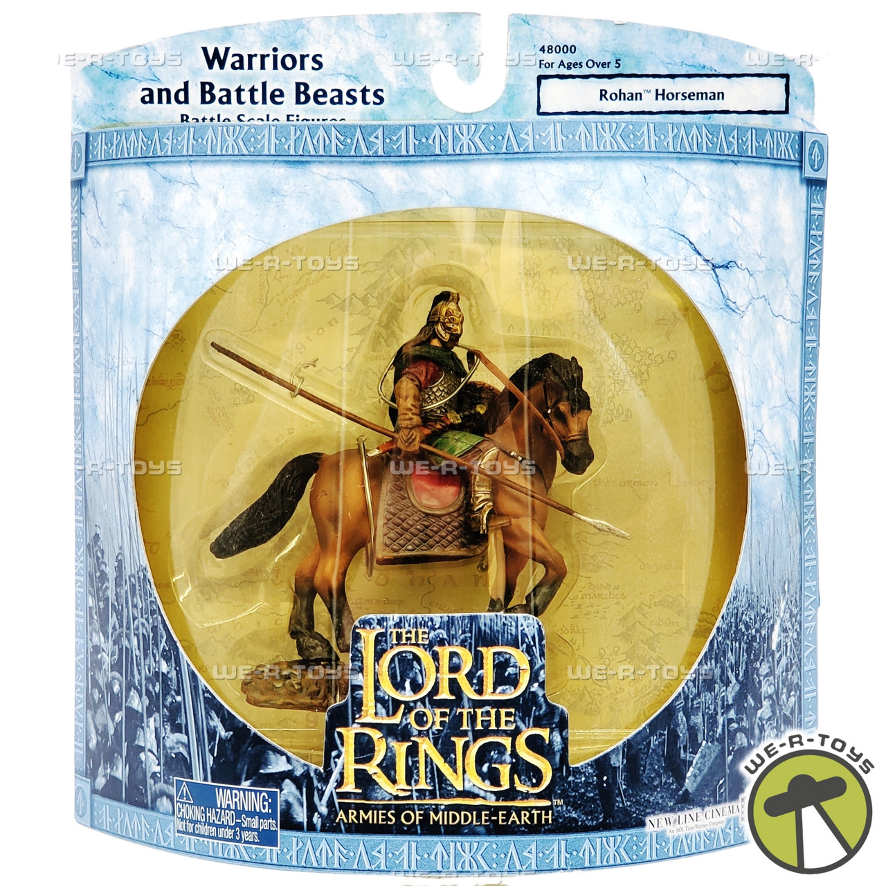 The Lord of the Rings Rohan Horseman Figure 2003 Play Along 48002 NEW ...
