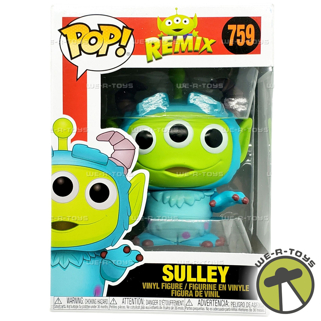 Funko POP Disney Pixar Alien Remix Sulley 759 Vinyl Figure - We-R-Toys
