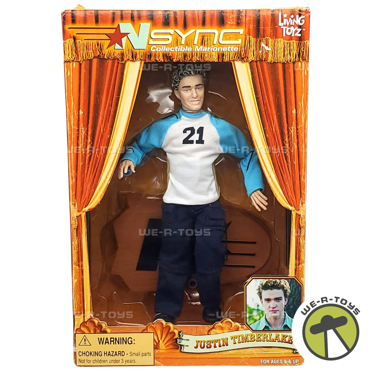 NSYNC Collectible Marionette Justin Timberlake Living Toyz Doll 2000 ...