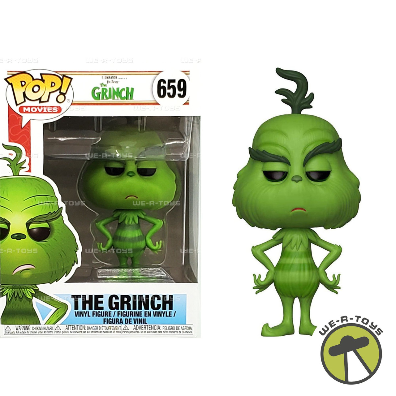 Funko Pop Movies 659 The Grinch Movie the Grinch Vinyl Figure NRFB - We ...